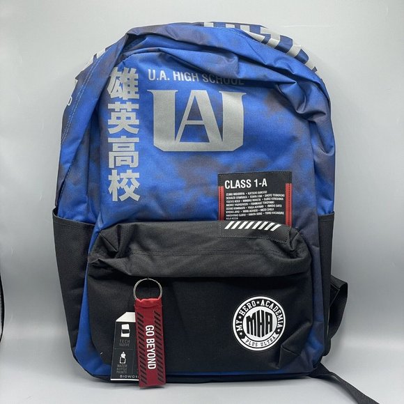 Bioworld | Bags | My Hero Academia Blue Backpack School Bag Plus ...